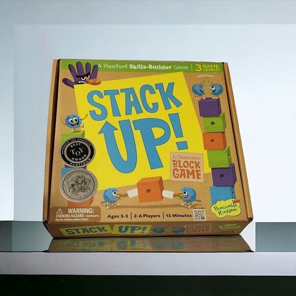 Toys | Stack Up A Cooperative Block Game For Kids Peaceable Kingdom ...